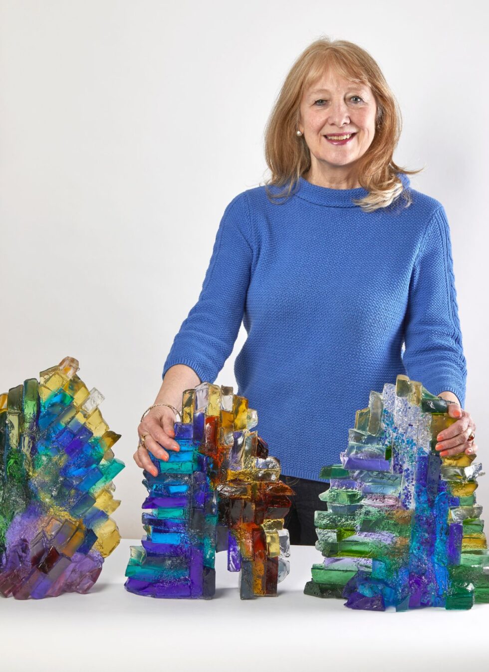 Glass Sculpture Artist - Decorative Glass Bowls - Deborah Timperley